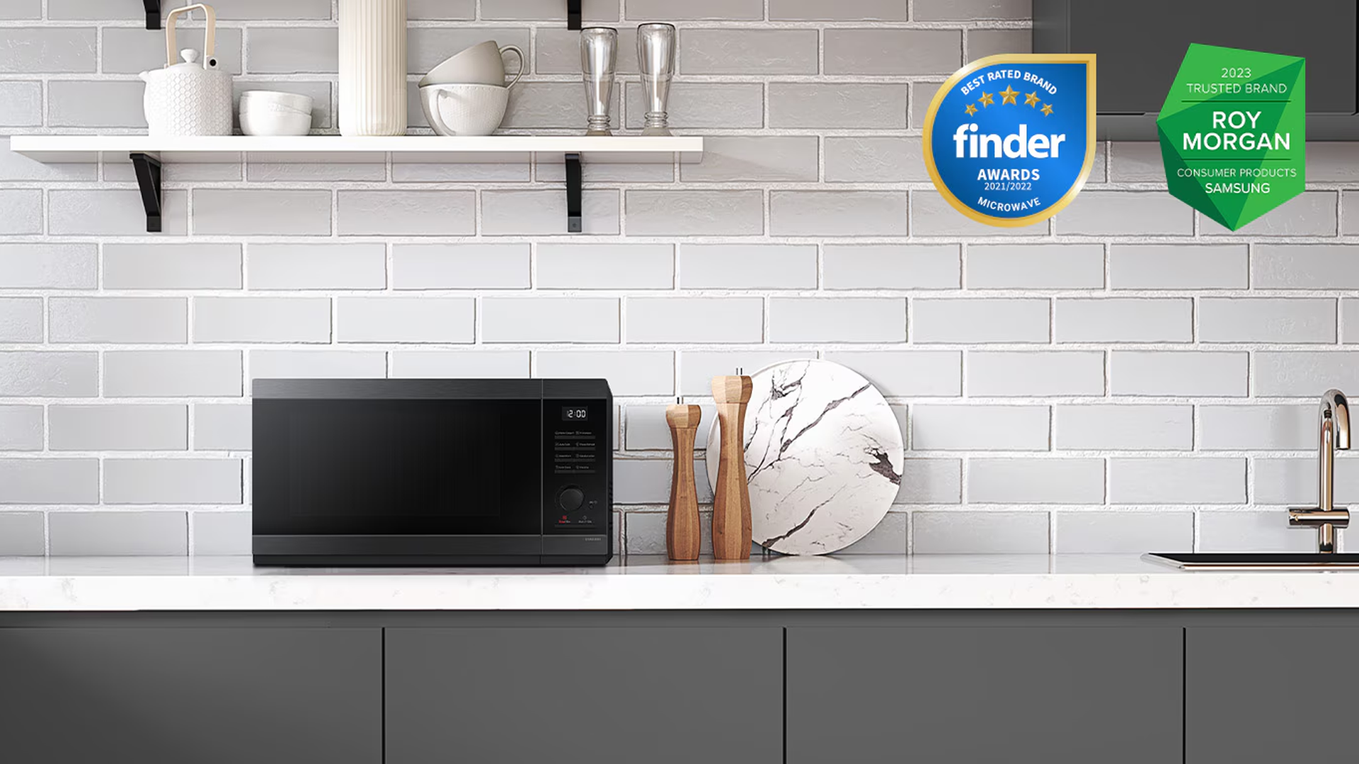 Samsung 40L Microwave with Dial & Button Control MS40DG5504AT - Bing Lee