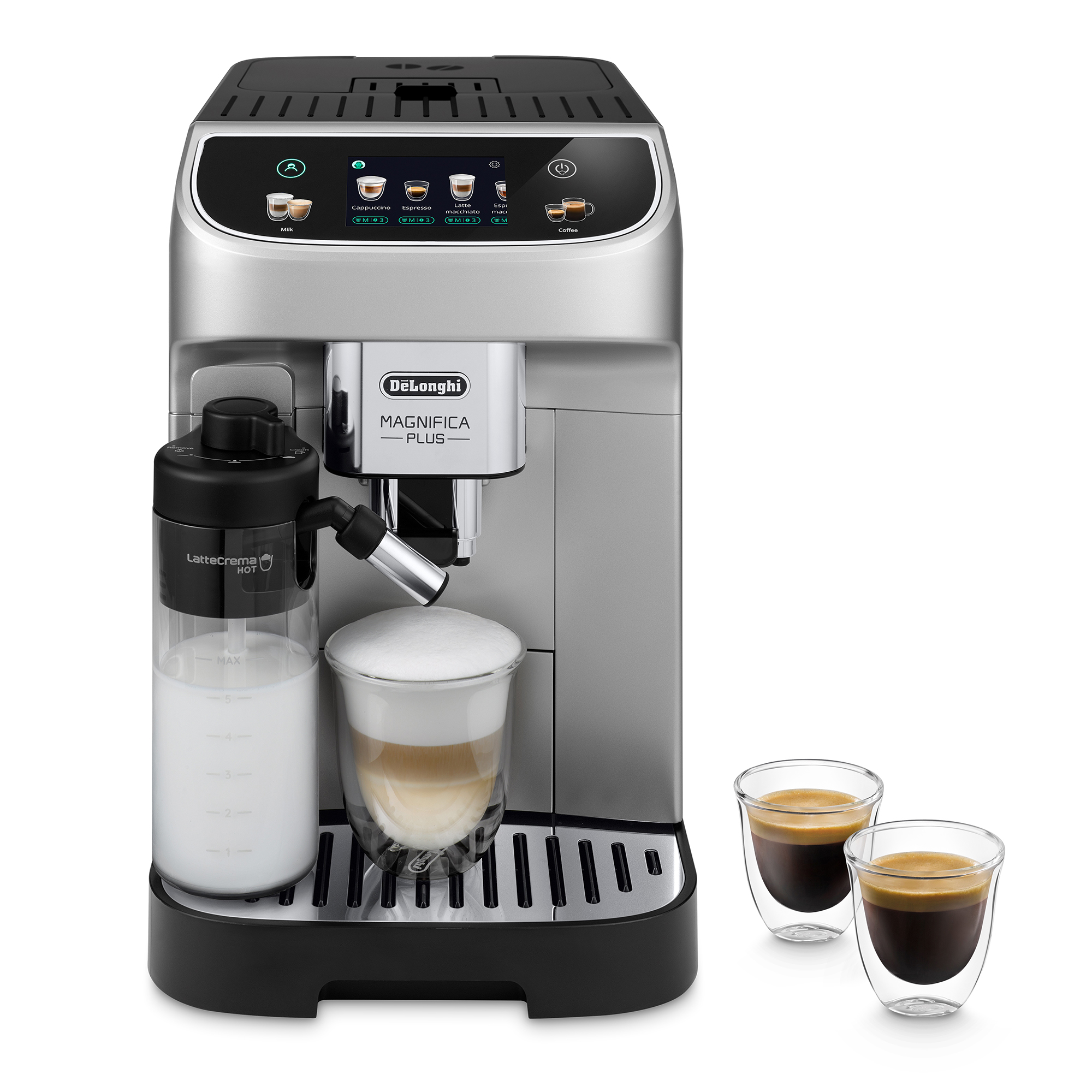 Delonghi Magnifica Plus Fully-Automatic Coffee Machine - Silver ...