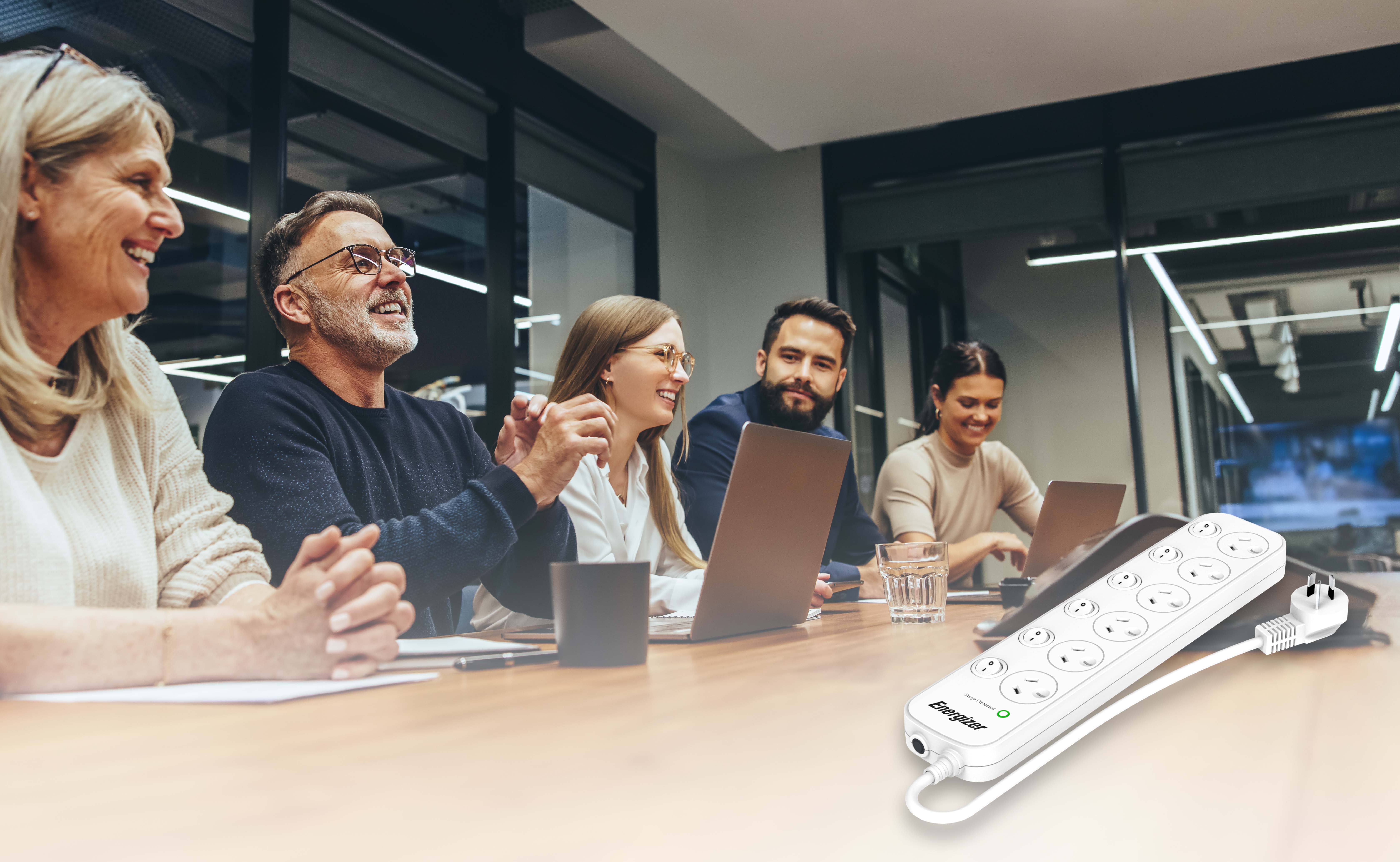 Energizer 6 Outlet Power Surge Protector with Switches, White. ET ...