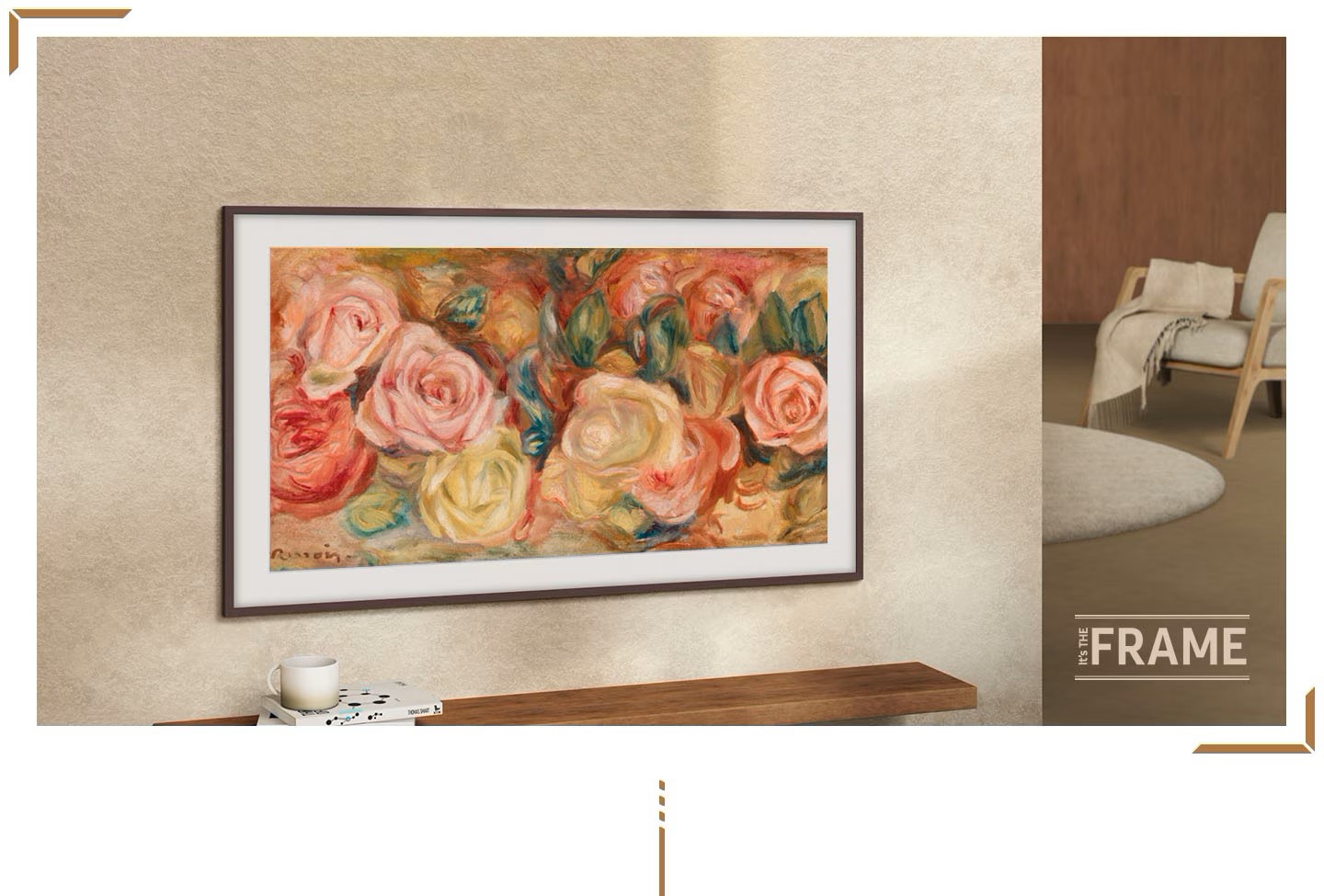 Samsung 55" The Frame QLED 4K Smart TV (2024) QA55LS03DAWXXY - Bing Lee