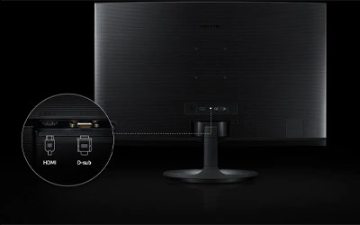 Samsung 24" S36C 1800R/75HZ/4MS Curved Monitor LS24C360EAEXXY - Bing Lee