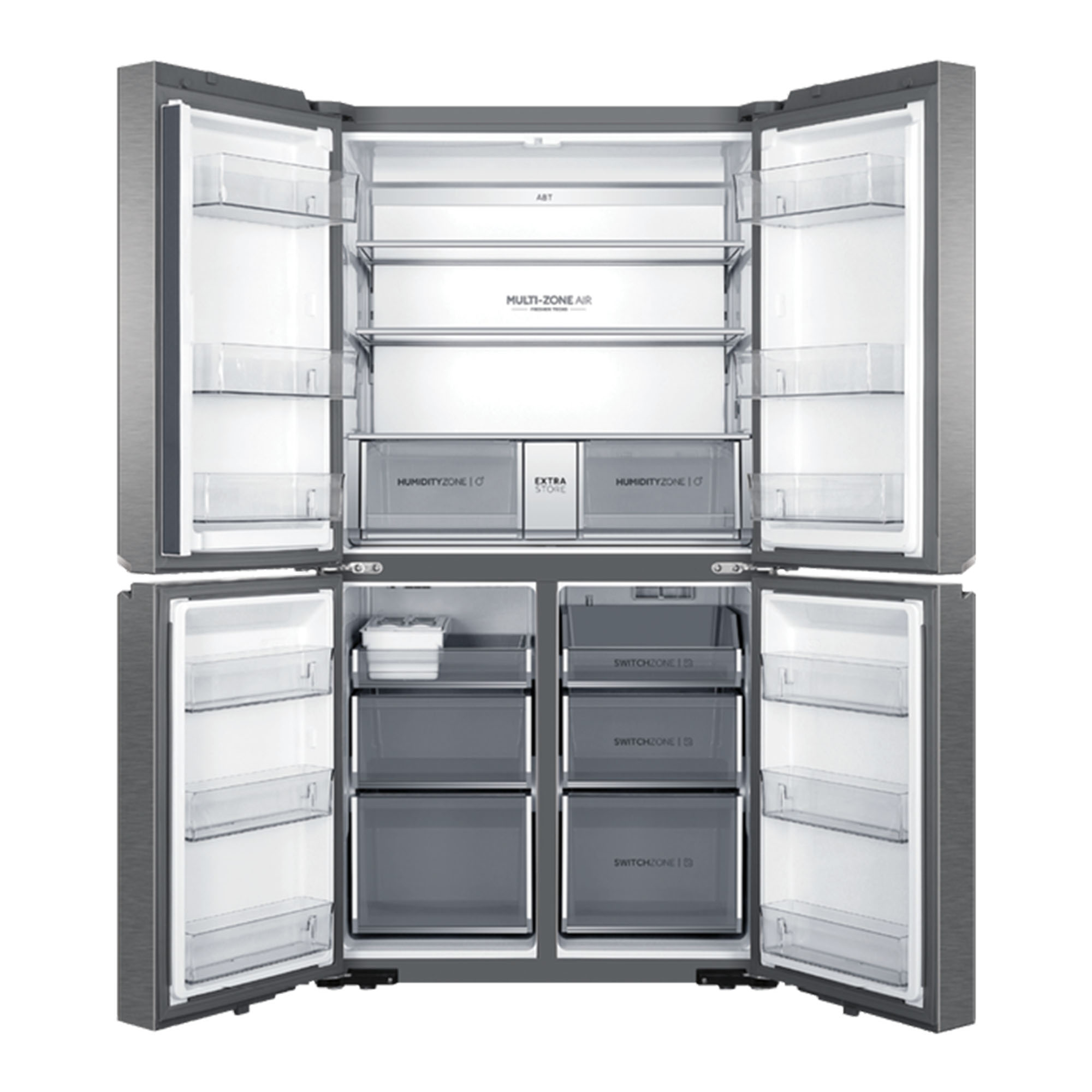 Haier Quad Door Refrigerator Freezer, 91cm, 623L Satina HRF680YS - Buy ...