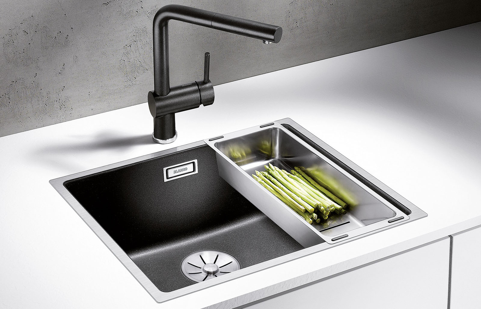 Blanco SUBLINE 500 Single Bowl Inset/Flushmount SUBLINE500IFK5 - Bing ...