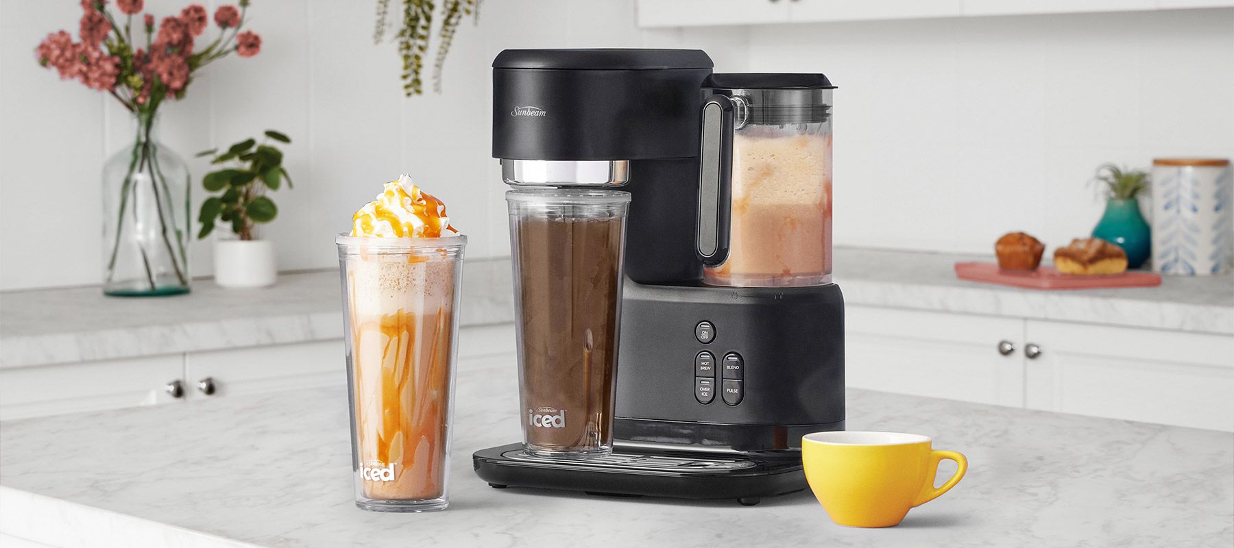 Sunbeam Frappe Iced + Hot Coffee Machine. SDP2000BK - Bing Lee - Bing Lee