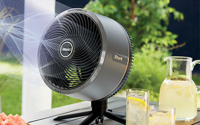Shark FlexBreeze™ Fan With Misting Attachment. FA225 - Bing Lee - Bing Lee