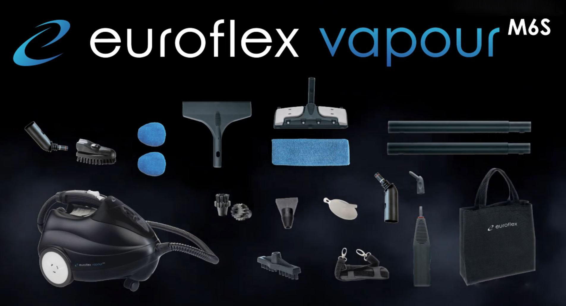 Euroflex Vapour Multipurpose Barrel Steam Cleaner M6S - Bing Lee