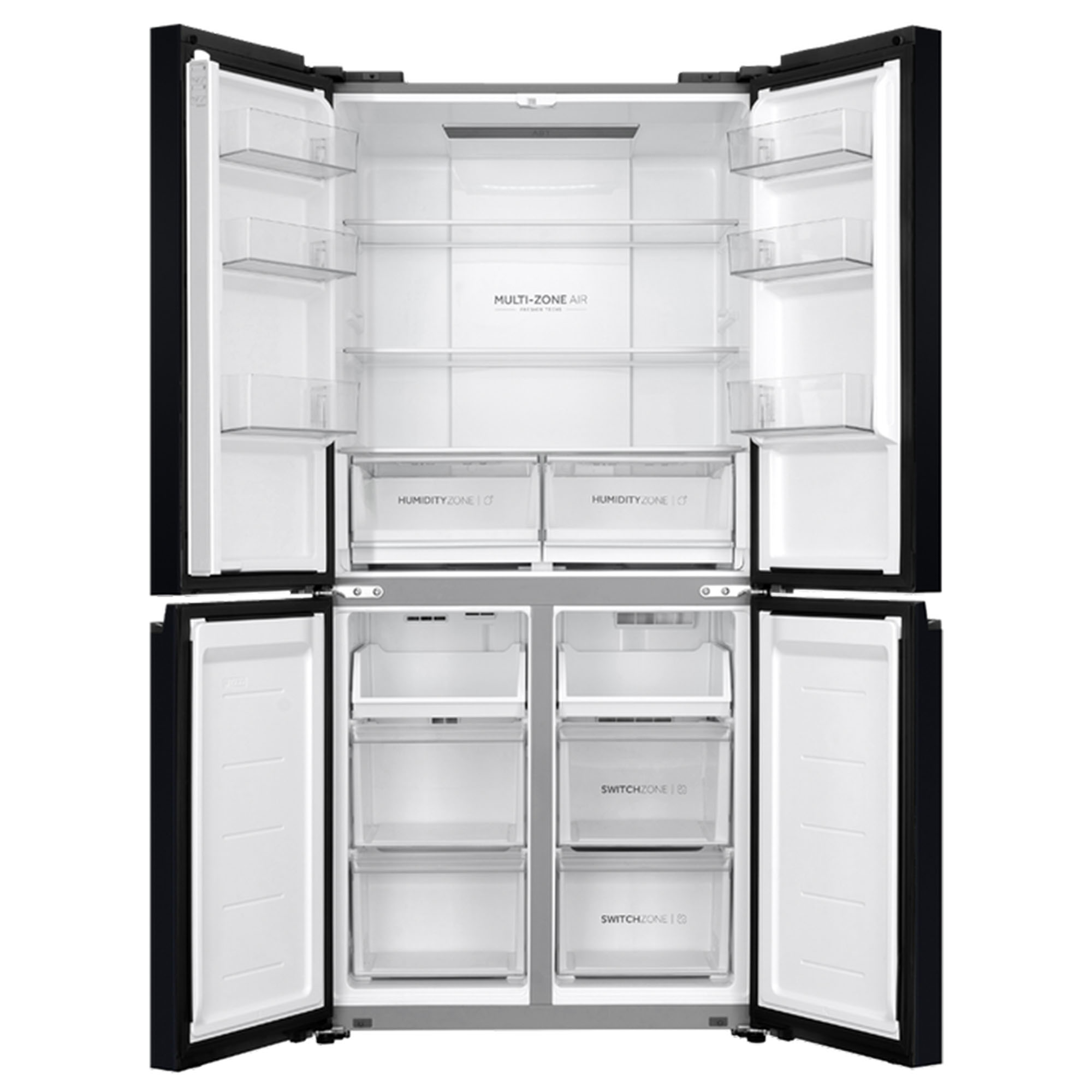 Haier Quad Door Refrigerator Freezer, 83cm, 463L Black HRF530YC - Buy ...