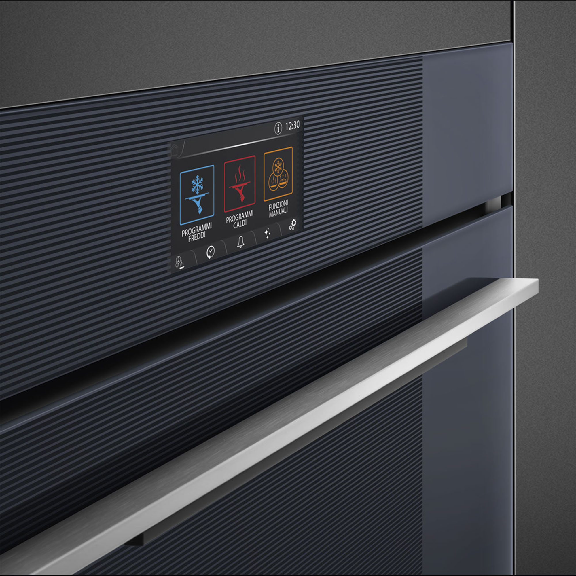 Smeg Linea Compact Blast Chiller Neptune Grey SBC4104G - Buy Online ...