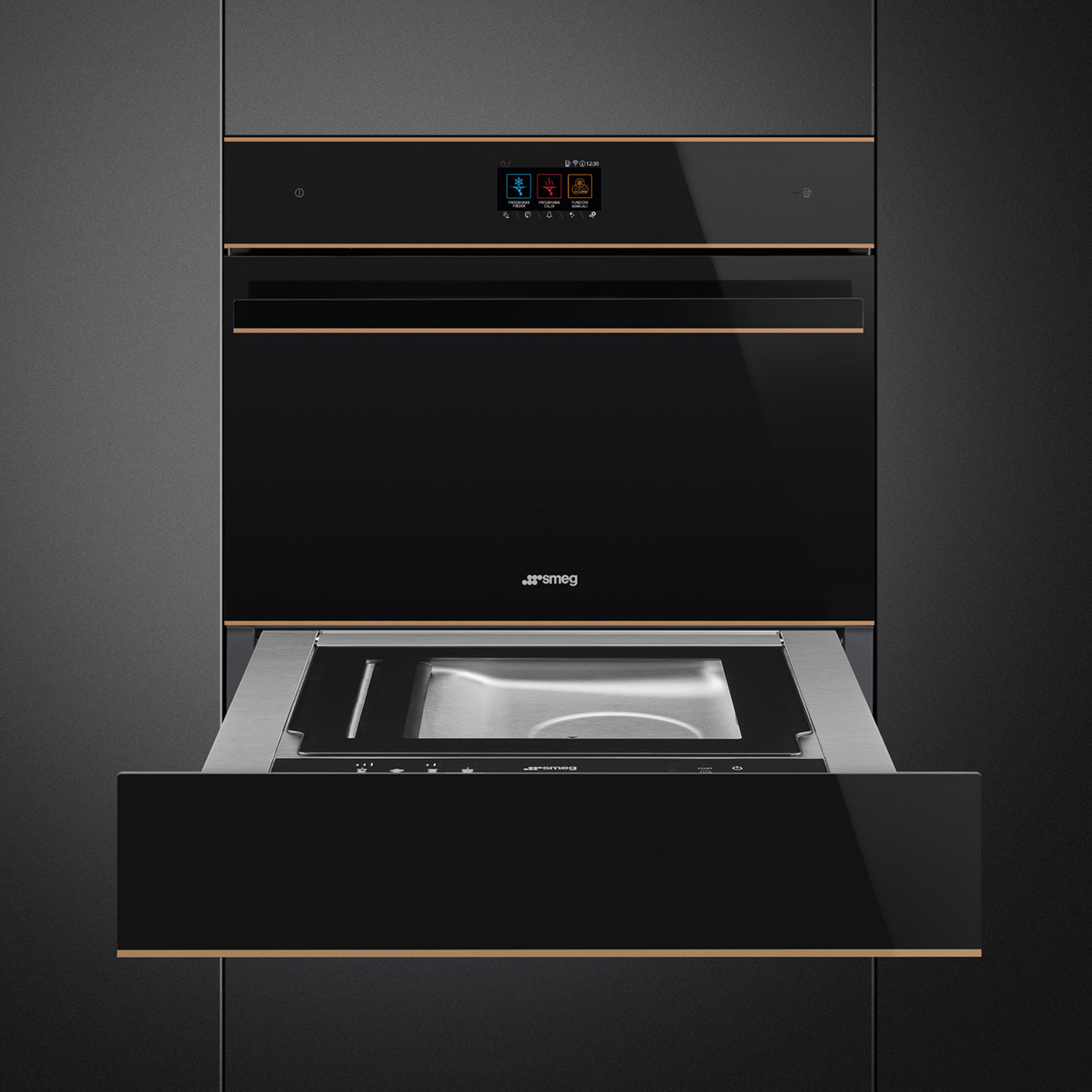 Smeg Dolce Stil Novo 45cm Compact Blast Chiller SBC4604WNR. - Buy ...
