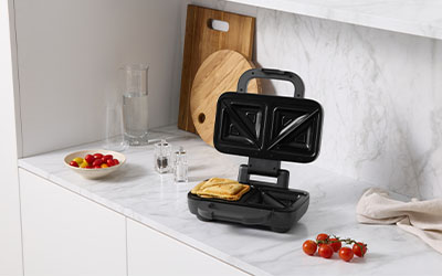 Sunbeam 2 Slice Express Melt Toastie Maker. GRP2000SV - Bing Lee