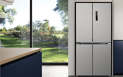 Westinghouse 496L Twist & Serve Icemaker French Door Fridge, Silver ...