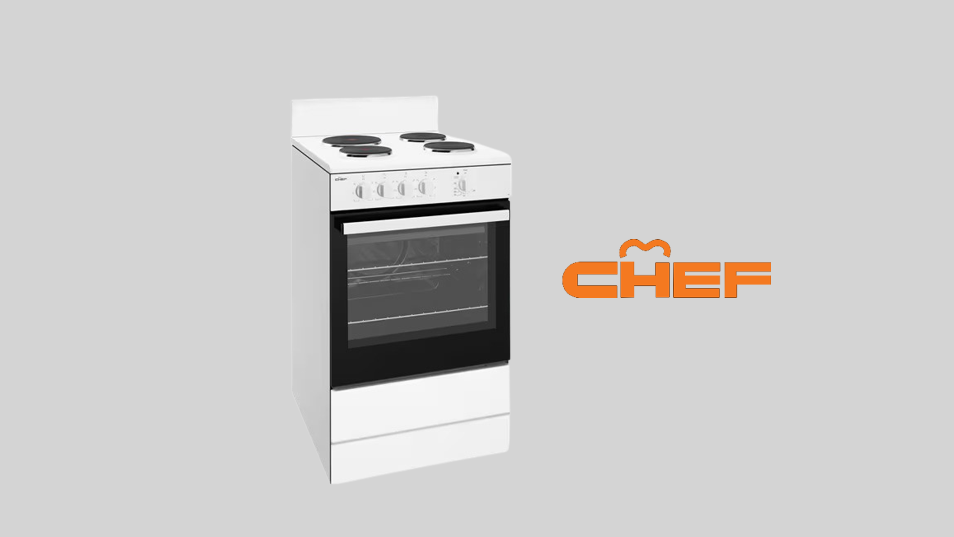 Chef 54cm Freestanding Electric Cooker CFE532WB - Bing Lee