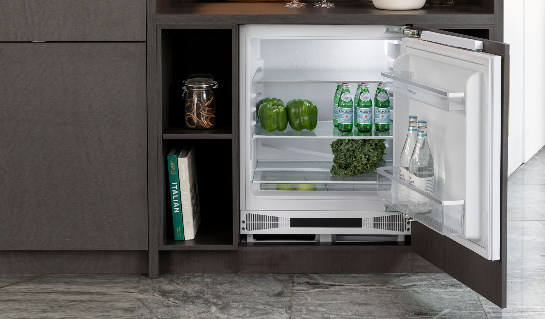 ARTUSI 135L Fully Integrated Bar Fridge without Freezer AINT119-NF2 ...