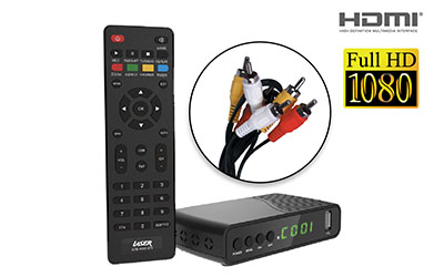 Laser Digital Set Top Box Full HD Media Player STB-9000-675 - Bing Lee