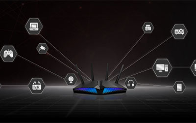 Asus AX5400 Dual Band WiFi 6 xDSL Modem Router. DSL-AX82U - Bing Lee