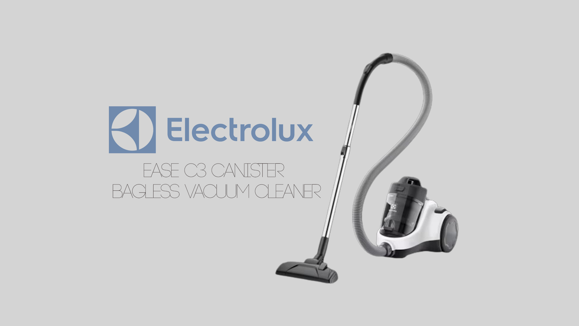 Electrolux Ease C3 OriginBagless Vacuum CleanerIce White. EC31-2IW ...