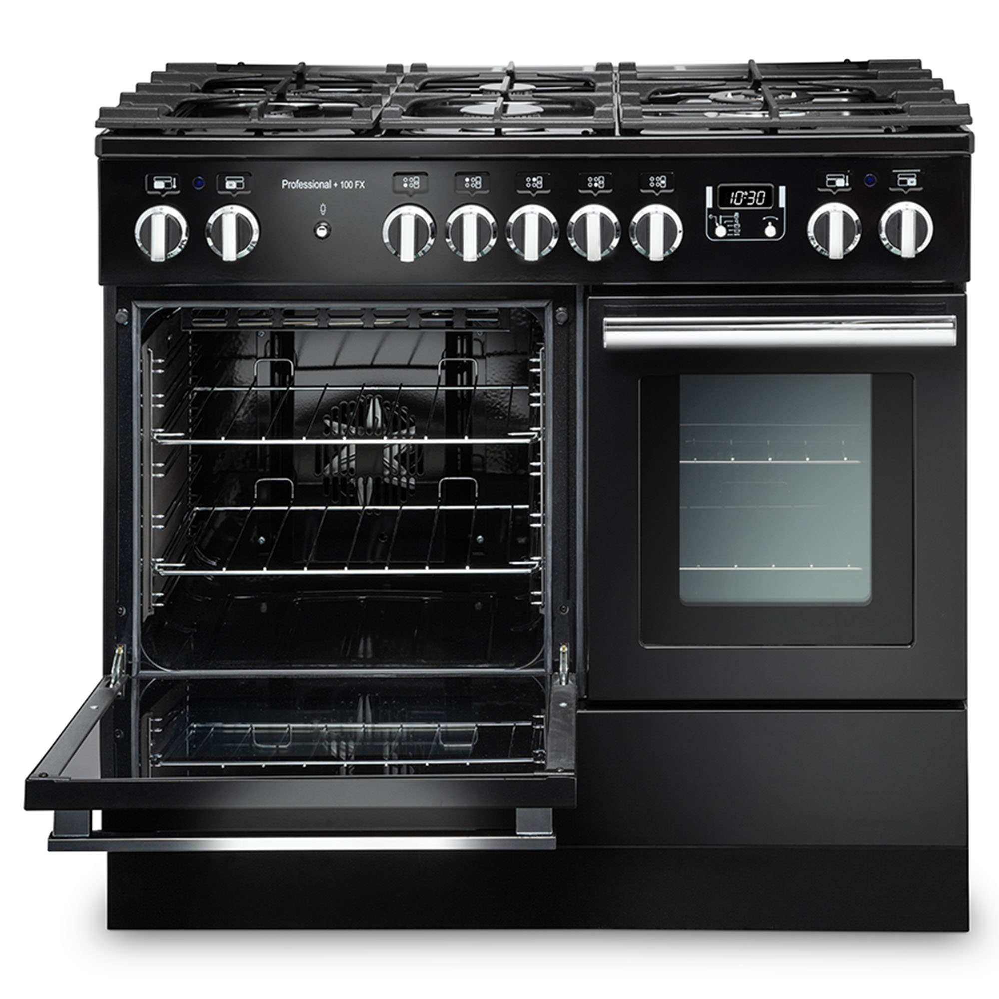 Falcon Professional+ FX 100CM Dual Fuel Range Cooker Black ...