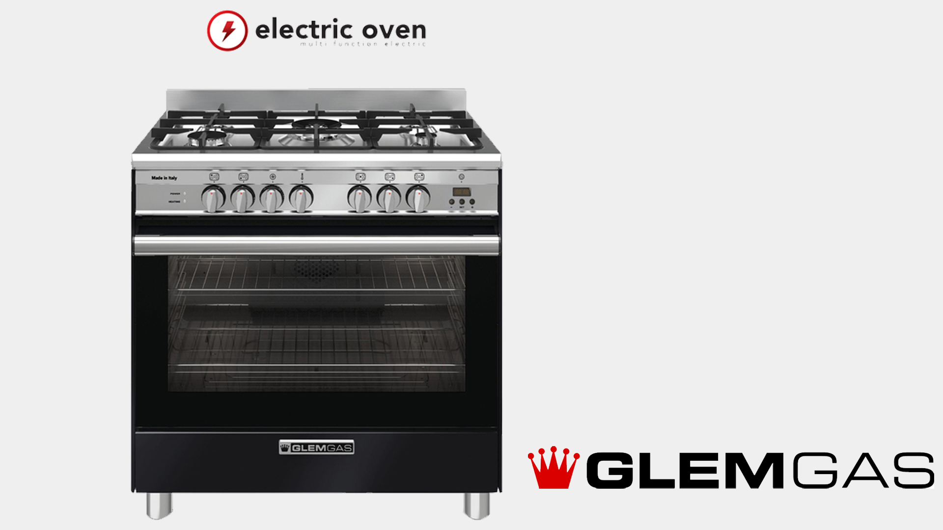 Glem 90Cm Gas Oven & Cooktop / Electric Grill Gb965Gg at Clyde Rucker blog