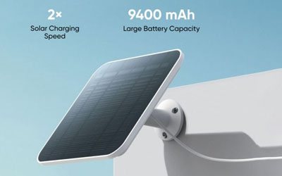 Eufy 4K Security 4G WiFi Outdoor Cam with Solar. T86P2C21 - Bing Lee