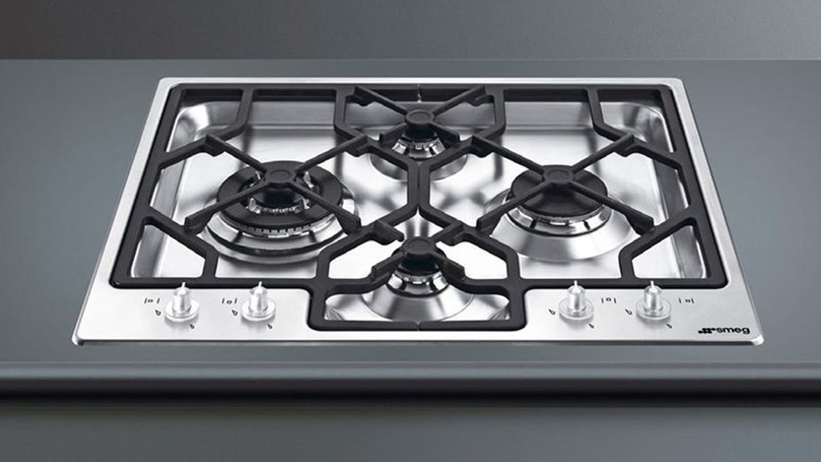 Smeg 60cm Gas Cooktop PGA64 - Bing Lee