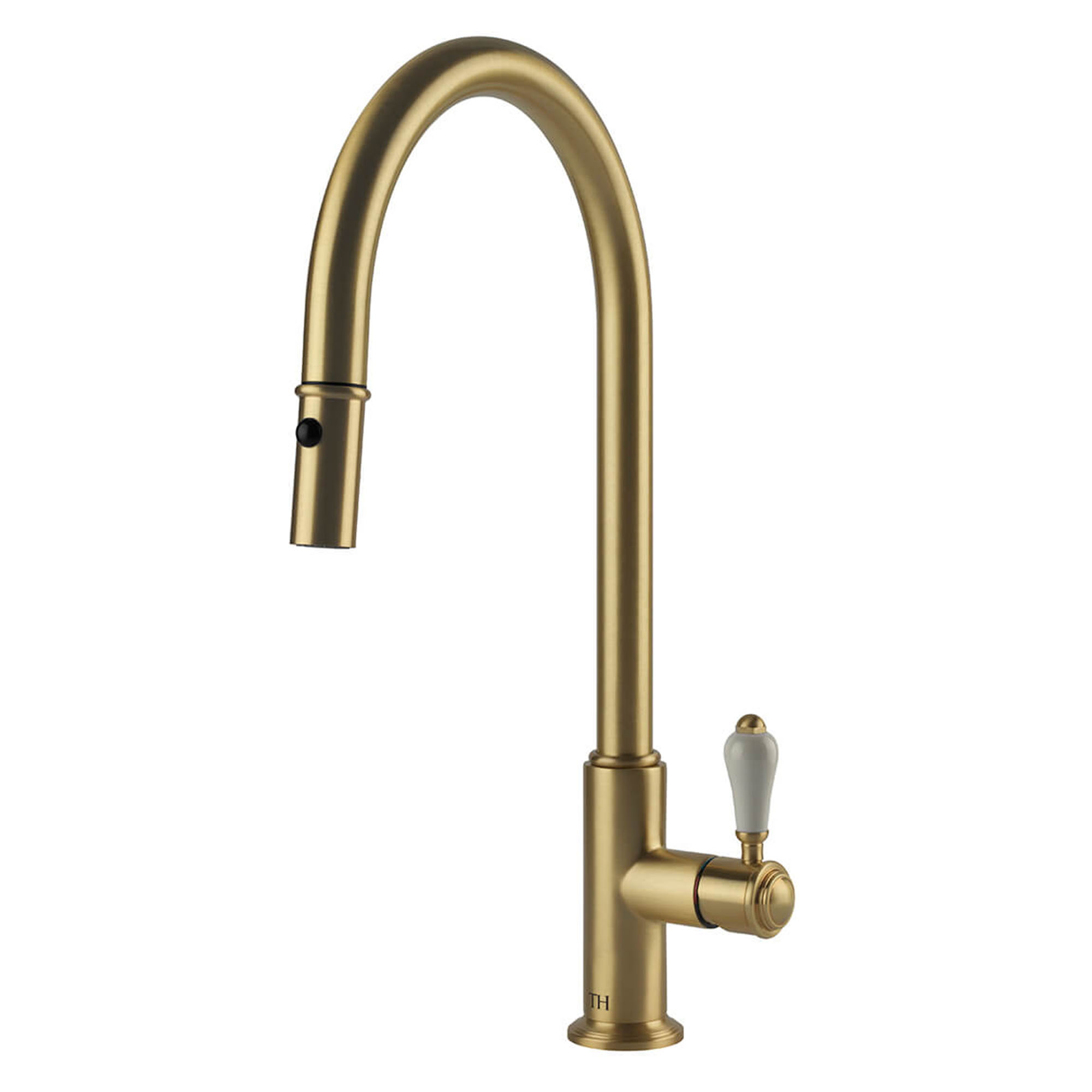 Turner Hastings Ludlow Pull Out Mixer Tap - Brushed Brass LU109PM-BB ...