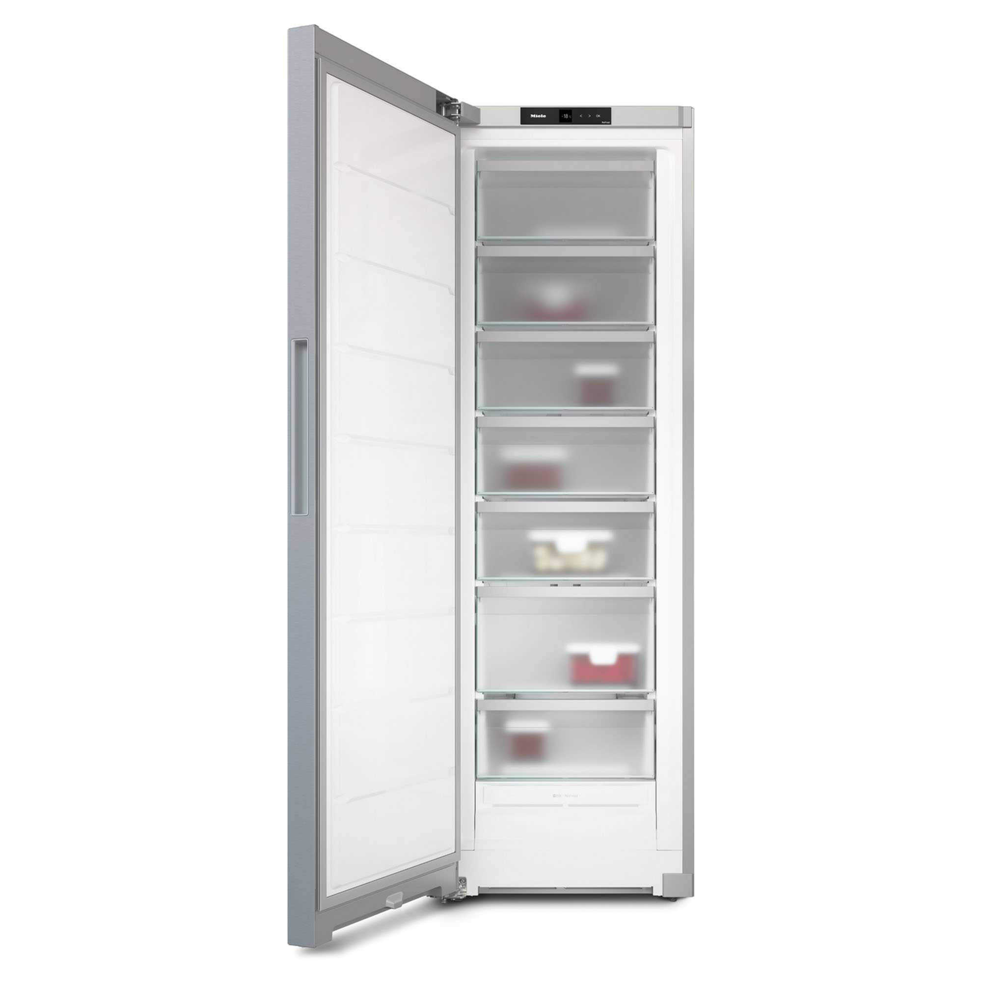 Miele 278L Freestanding Vertical Freezer Clean Steel FNS4382. - Buy ...