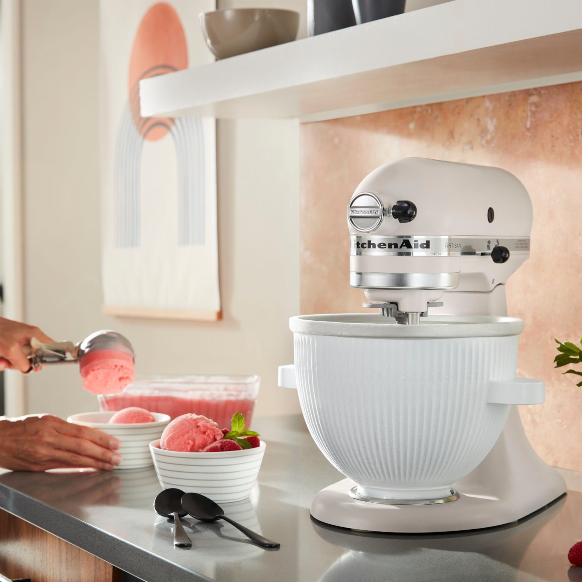 Kitchenaid Ice Cream Maker Attachment 5KSMICM Buy Online With Kitchenaid Ice Cream Maker Attachment 5KSMICM Buy Online With