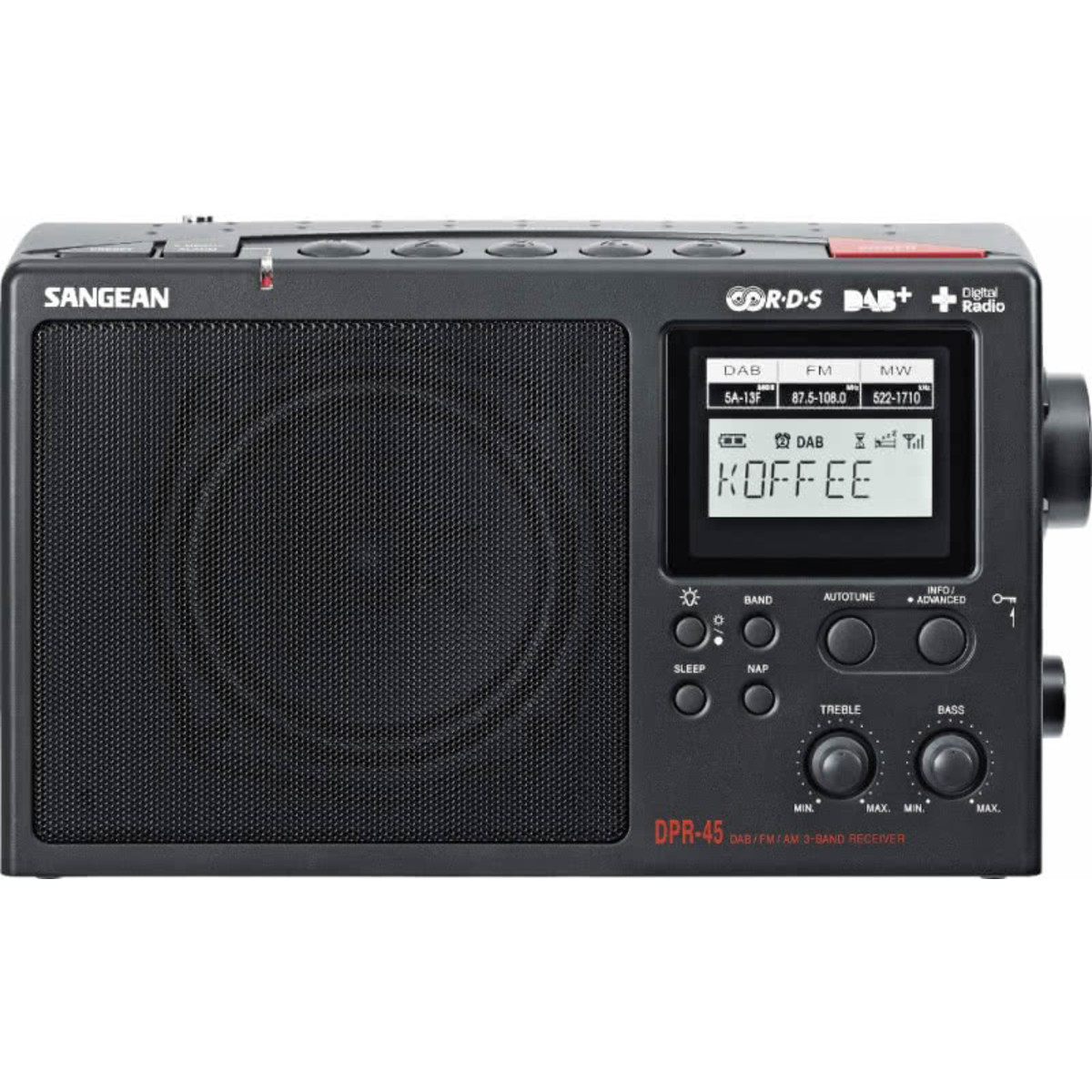 Sangean AM/DAB+/FM-RDS Digital Radio. DPR45 - Bing Lee