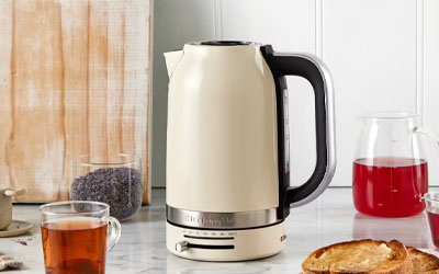 Kitchenaid 1.7L Variable Temperature Electric Kettle Almond Cream ...