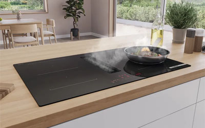 Bosch Series 6 - 2-in-1 Cooktop with Integrated Ventilation 80cm ...