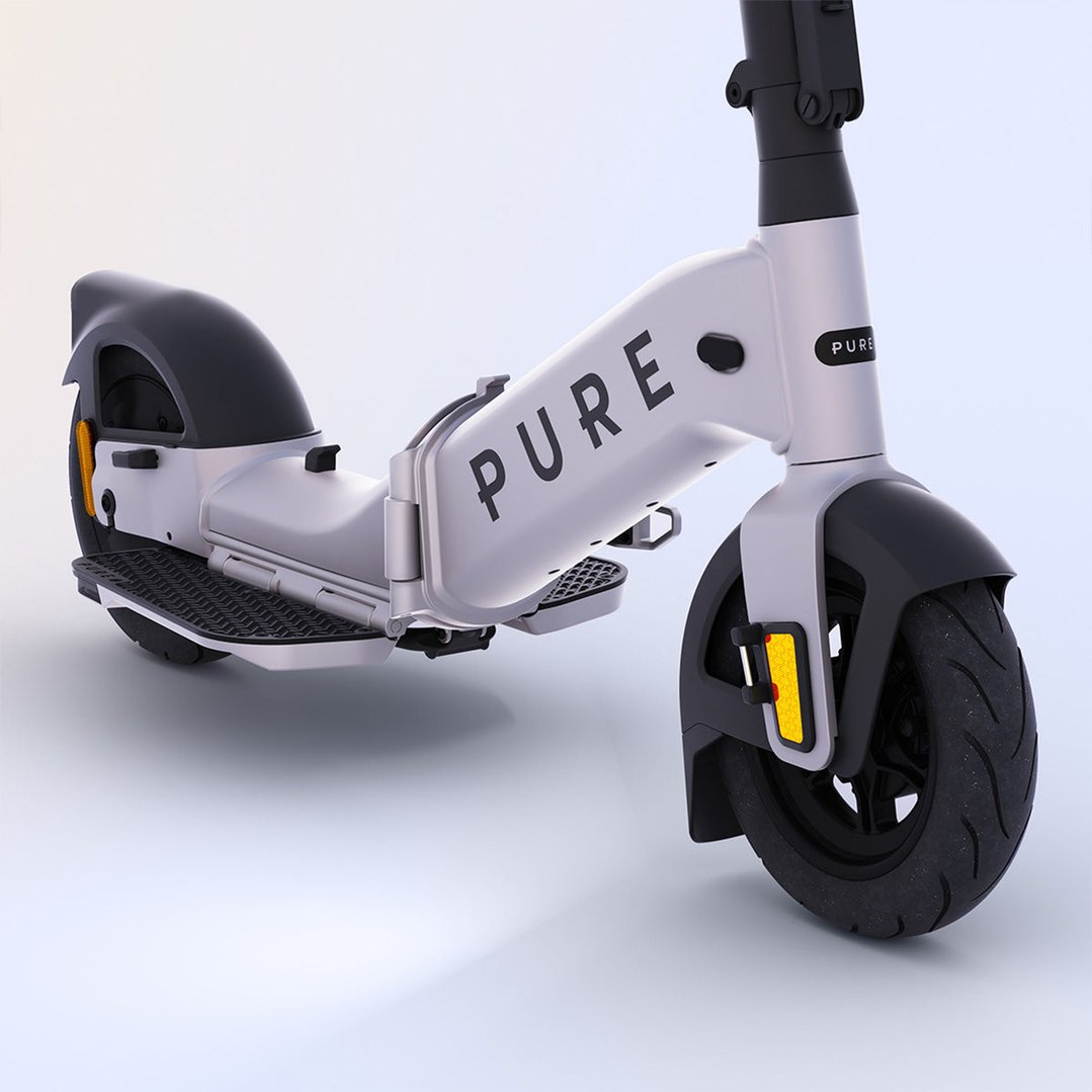 Pure Electric Advance Flex Electric Scooter PURE-ADV-FLEX-PLA. - Bing Lee