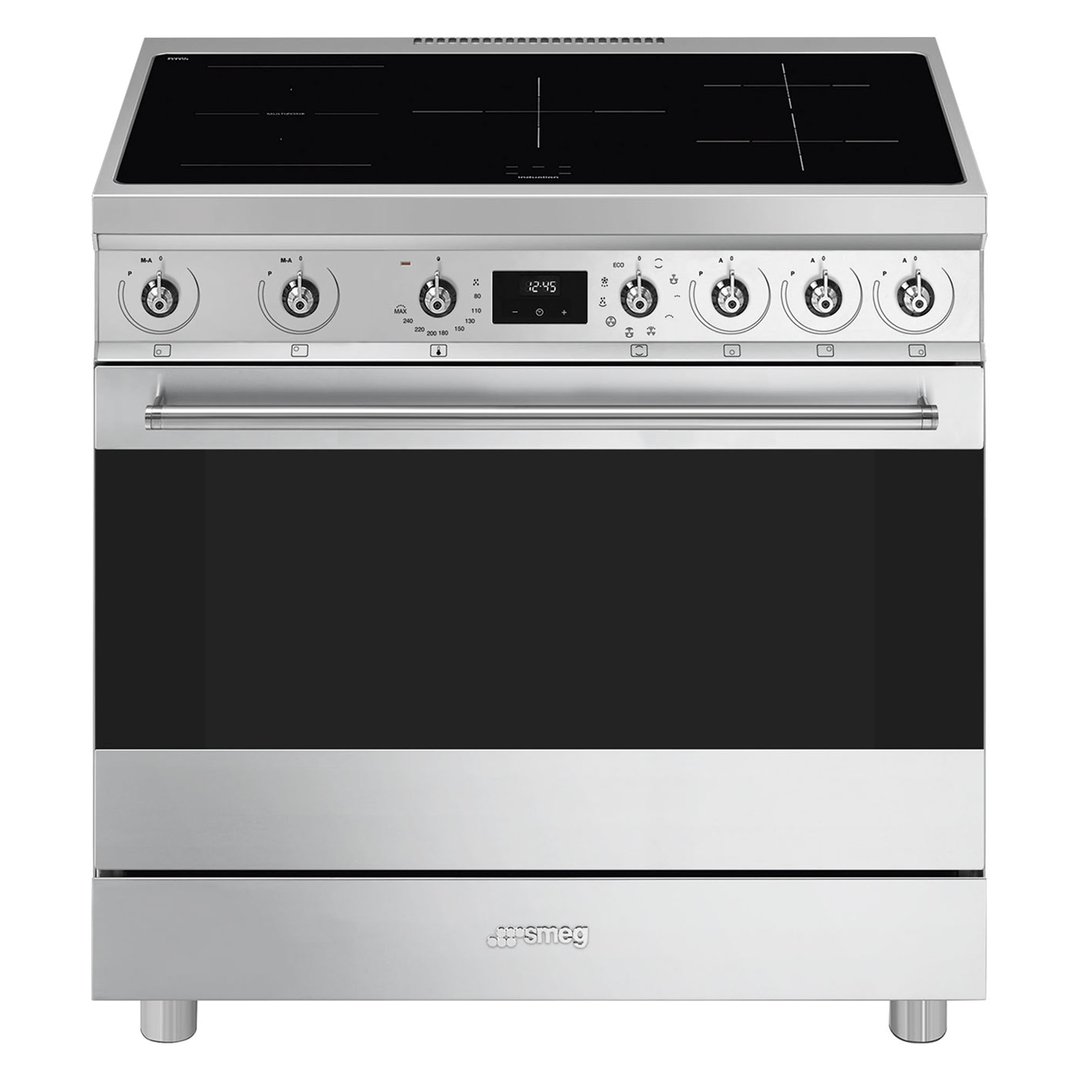 Smeg Classic 90cm Freestanding Cooker Stainless Steel C9IMX2. - Bing Lee