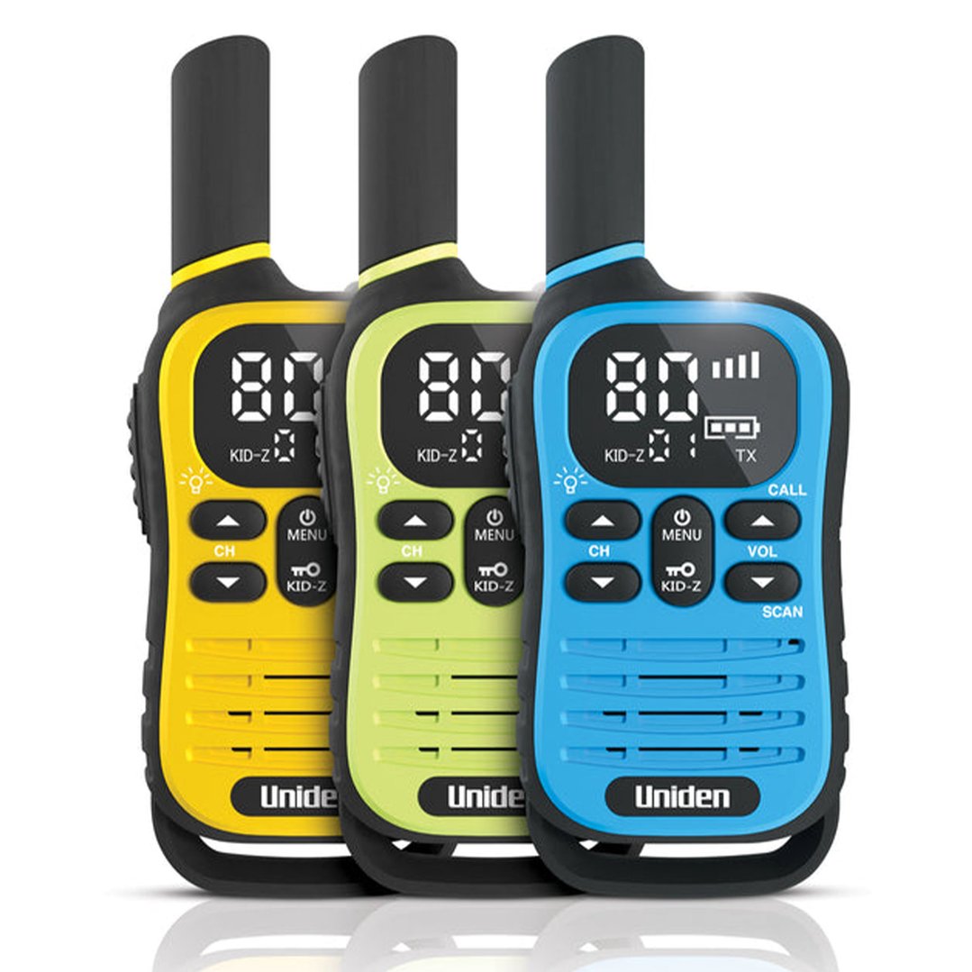 Uniden 2-Way UHF Radio with Kid-Zone Plus Feature & USB-C Charging ...