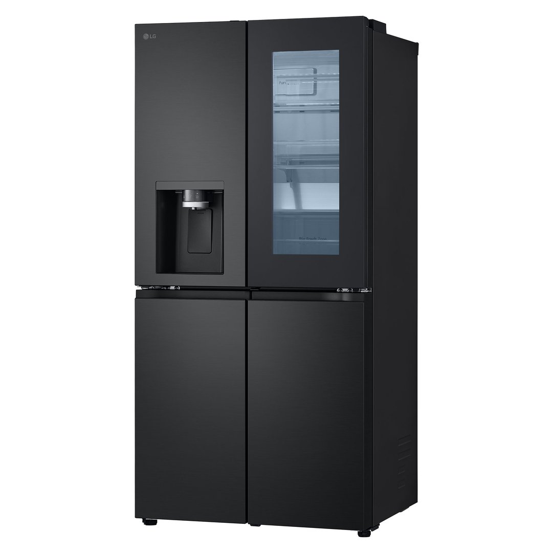 LG 508L Slim French Door Fridge in Matte Black Finish GF-V500MBLC ...