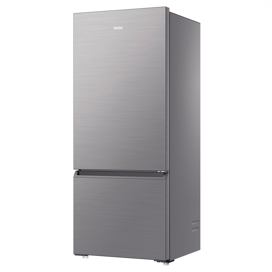 Haier 433L Bottom Mount Fridge Satina HRF420BS - Bing Lee
