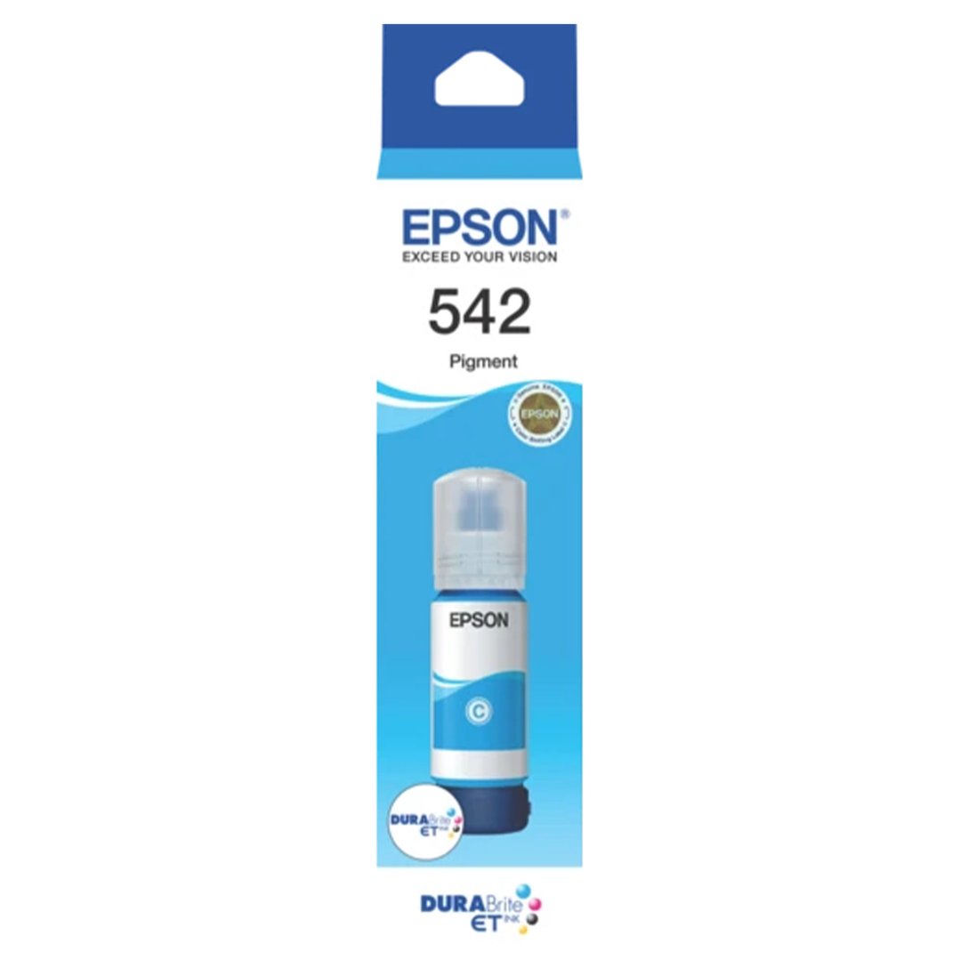 Epson T542 Cyan EcoTank Ink Bottle. T06A292 - Bing Lee