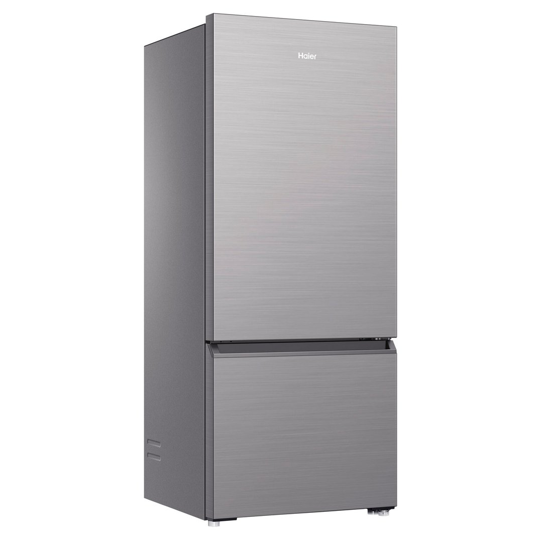 Haier 433L Bottom Mount Fridge Satina HRF420BS - Bing Lee