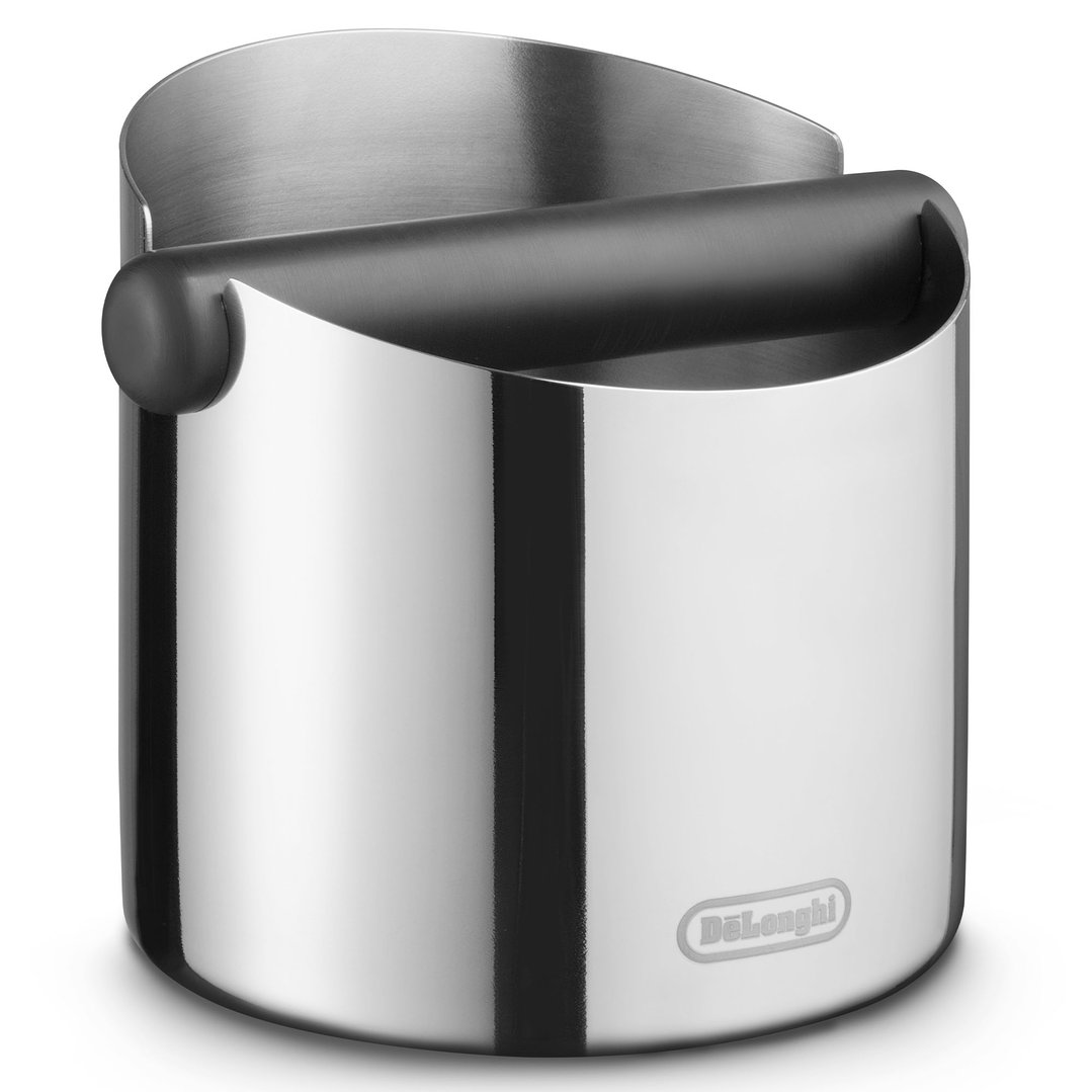 De'Longhi Stainless Steel Knock Box. DLSC072 - Bing Lee