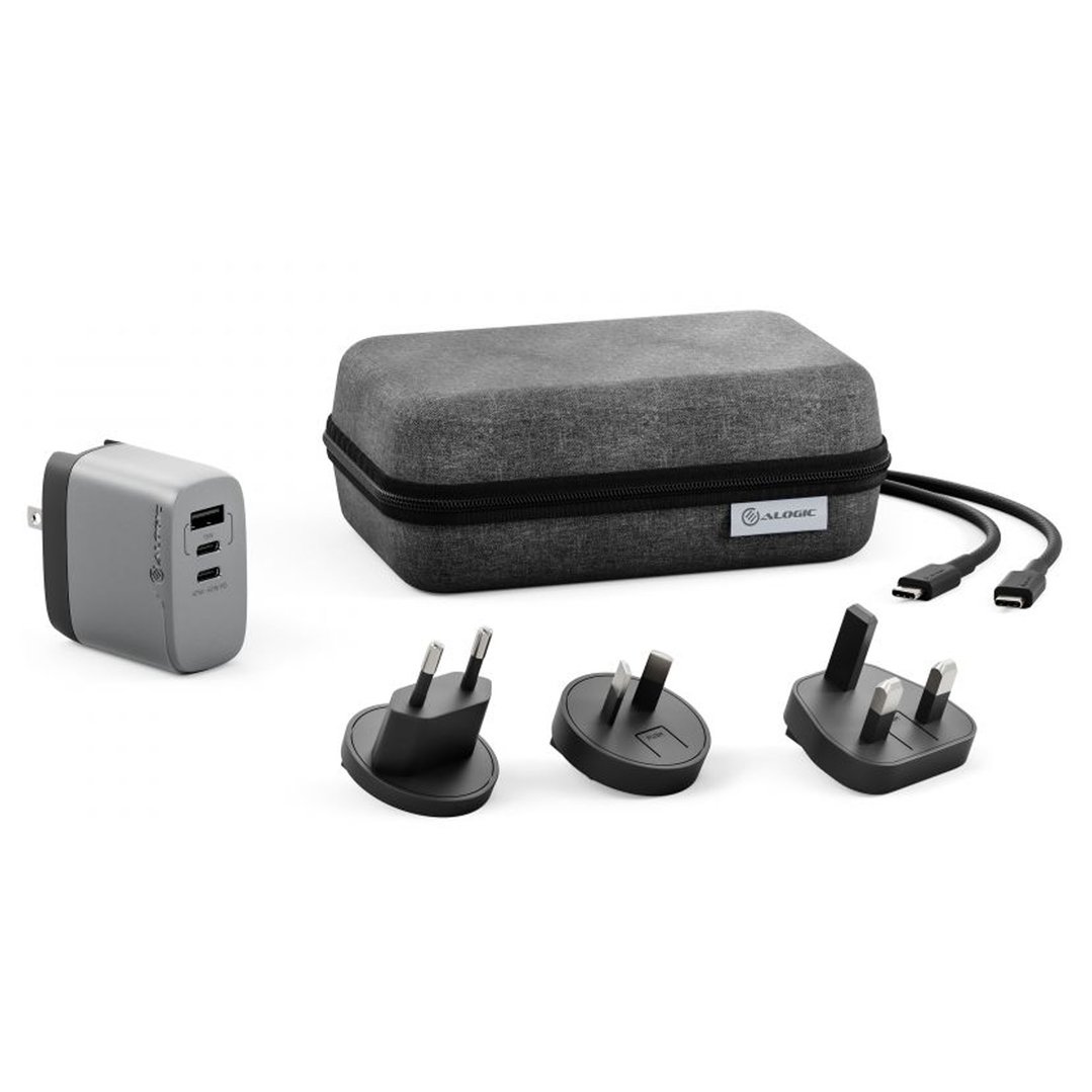 Alogic 3X67 Rapid Power 67W Multi-Country GaN Charger WCM3X67-SGR ...
