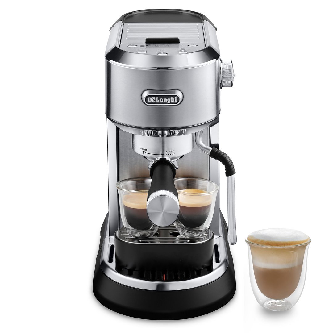 De'Longhi Dedica Maestro Manual Coffee Machine. EC900M - Bing Lee