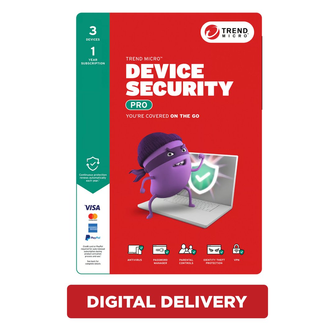 Trend Micro DEV SEC PRO 3D 1YR ESD 9337694073227. - Bing Lee