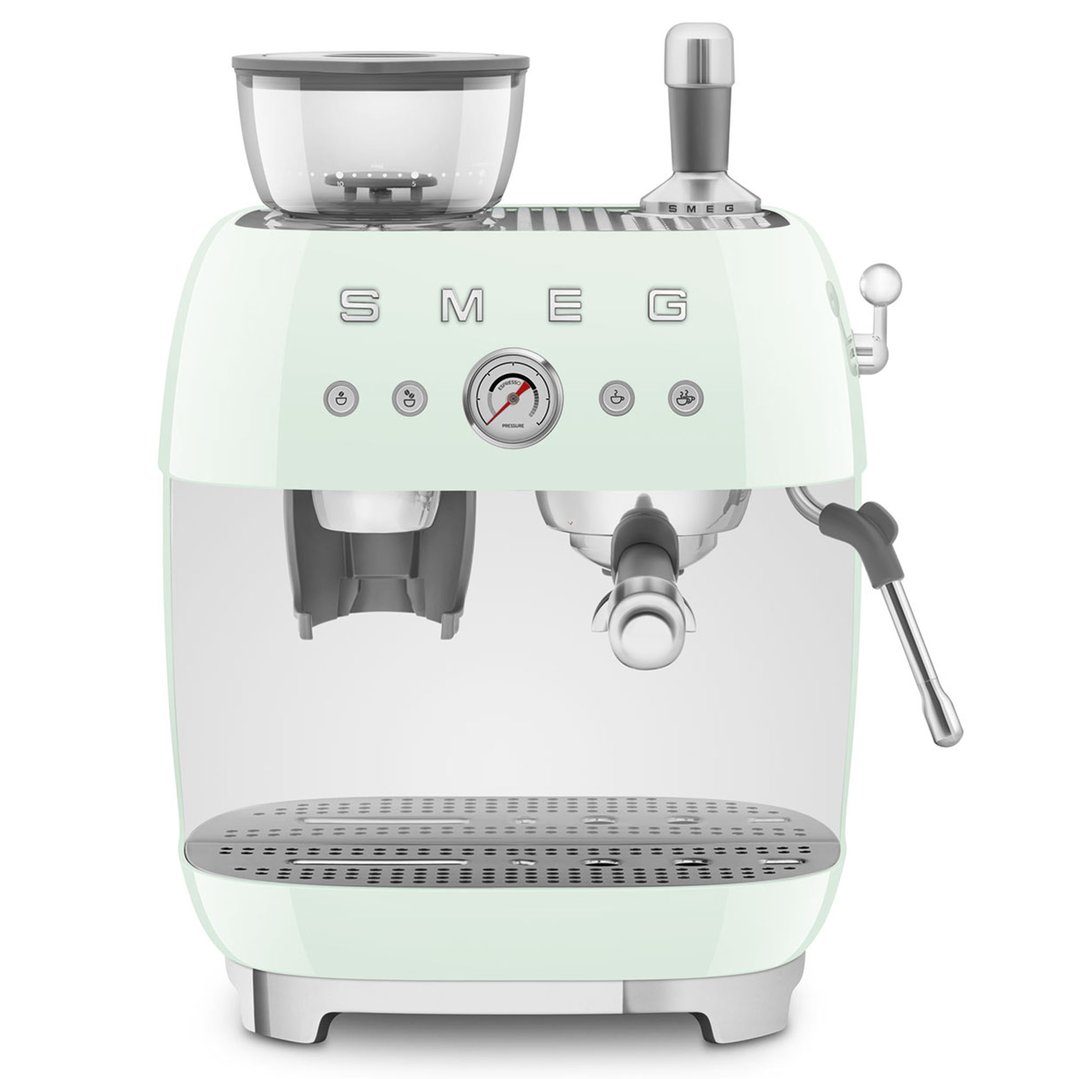 Smeg Espresso Coffee Machine - Green EGF03PGAU - Bing Lee