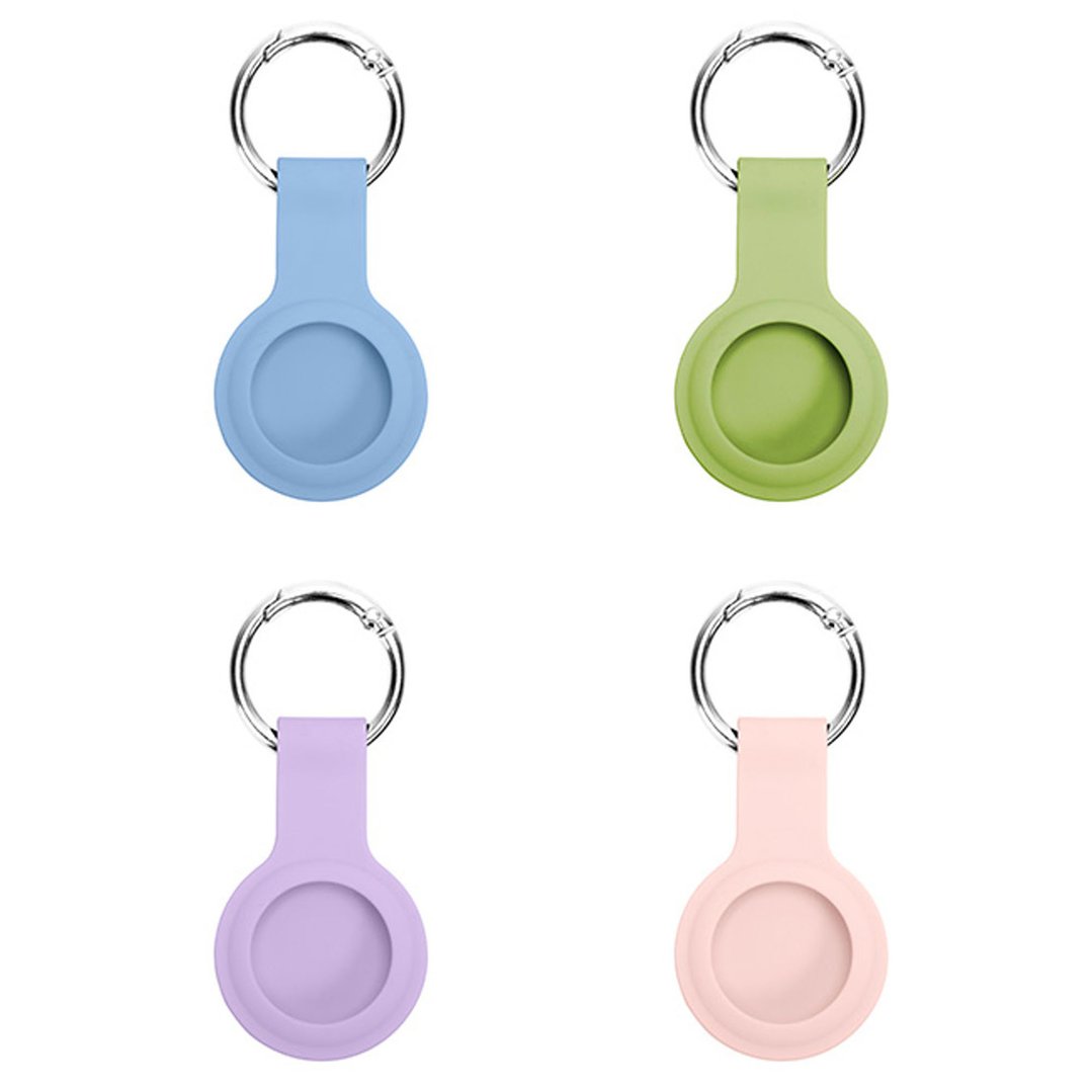 Laser Silicone Key Ring for Apple AirTag - 4 Pack. AO-AT4P3-392 - Bing ...