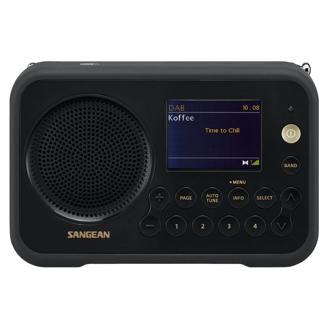 Sangean DAB+ FM Desktop Radio - Black. DPR76BTMB - Bing Lee - Bing Lee
