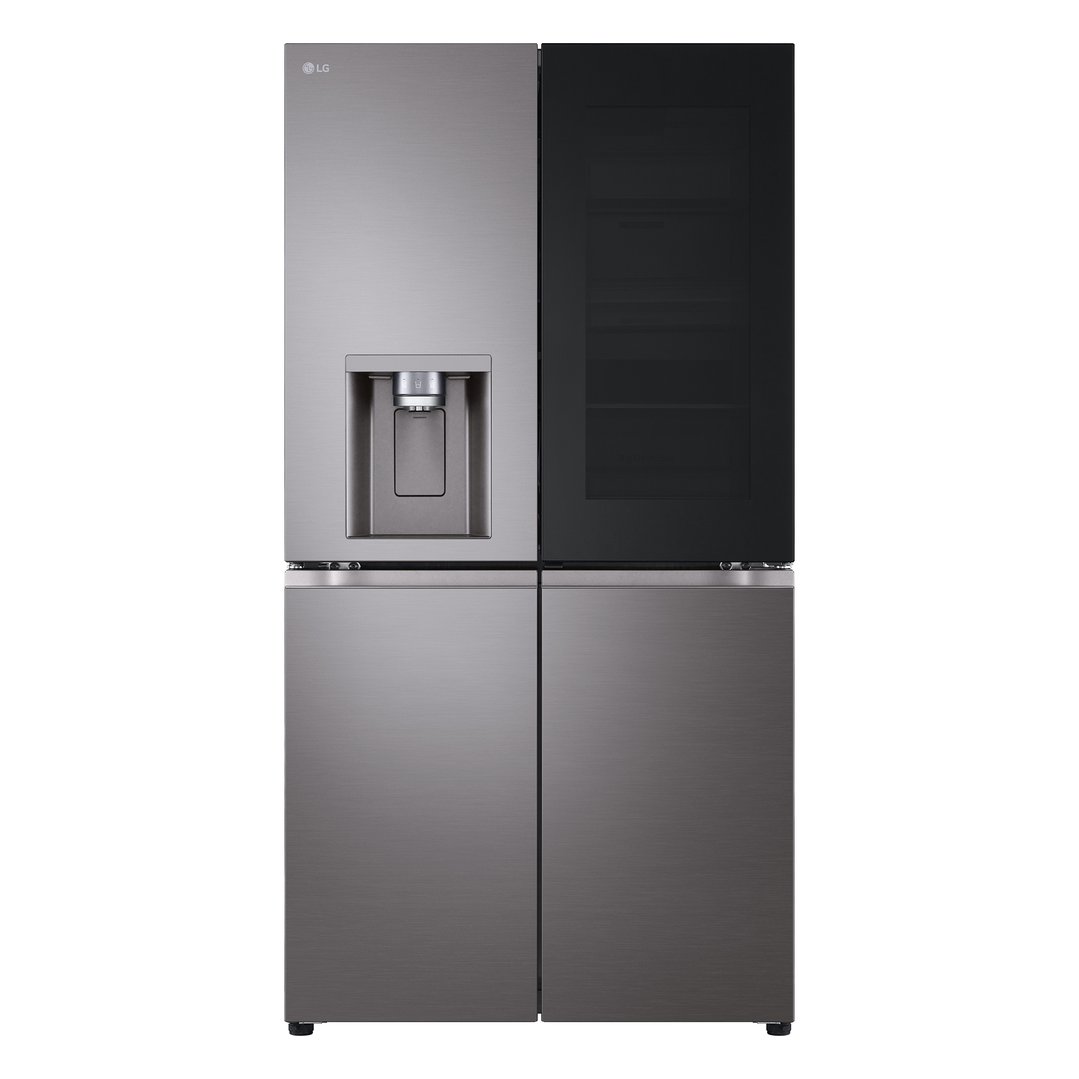 LG 642L French Door Fridge in Black Stainless Finish GF-V700BSLC - Bing Lee