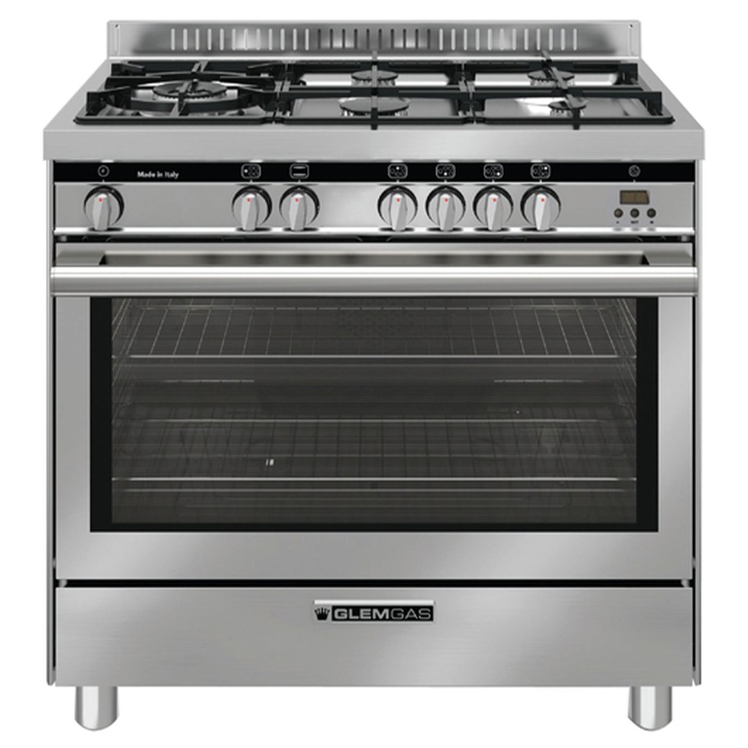 Glem Gas 90cm Stainless Steel Gas Cooker GS965GG. - Buy Online with ...