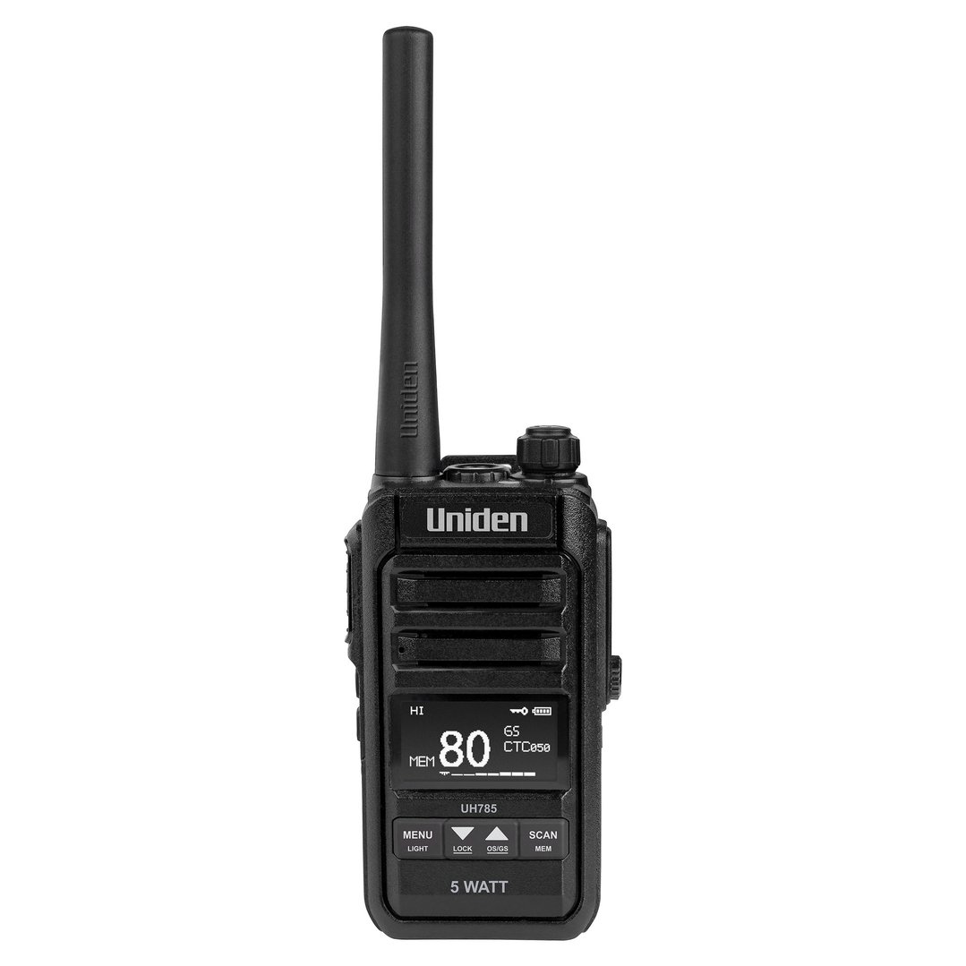 Uniden 5 Watt UHF Waterproof UHF CB Handheld - Tradies Pack UH785-2TP ...
