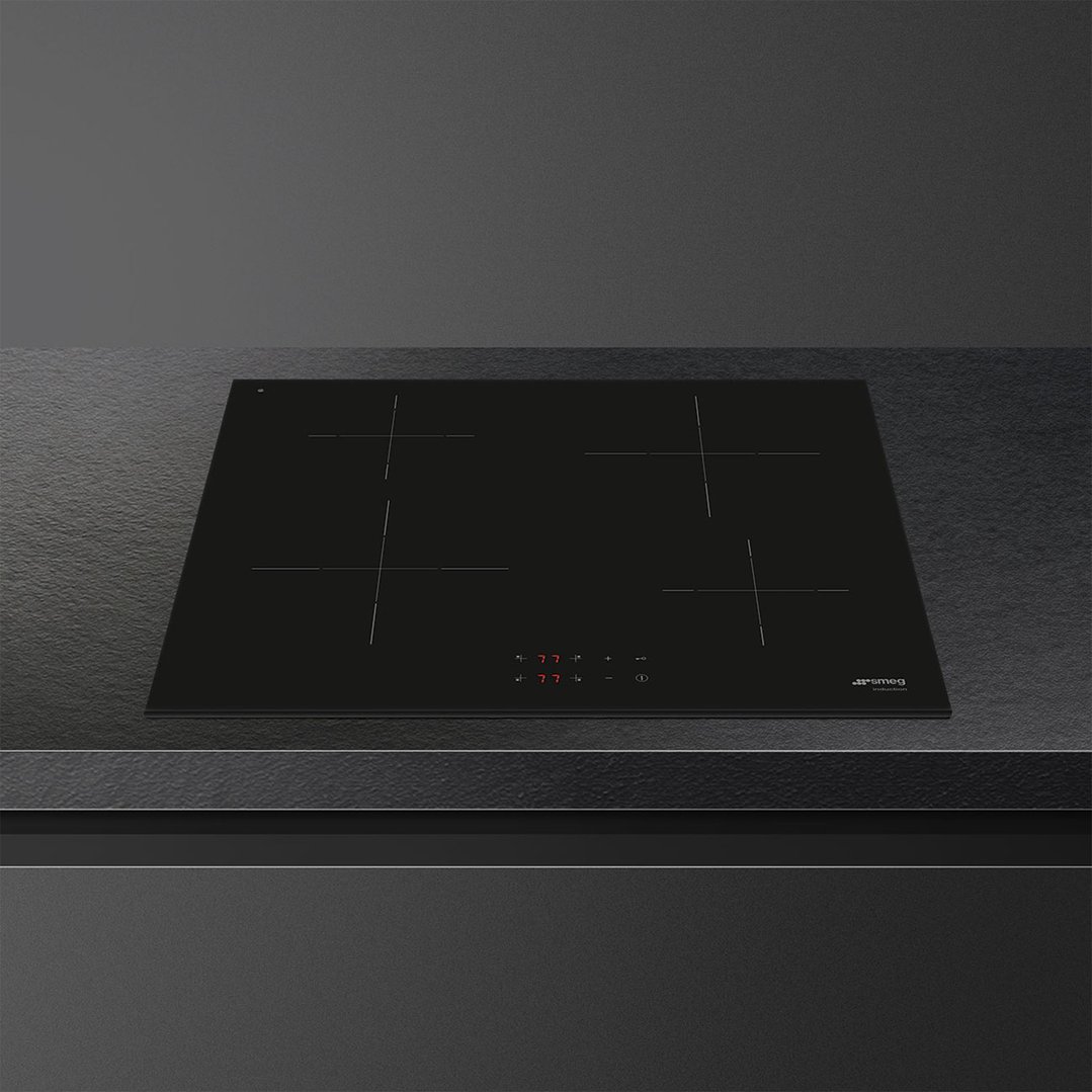 Smeg Classic 60cm 4 Zone Induction Cooktop - Black. SI2641DAU - Bing ...