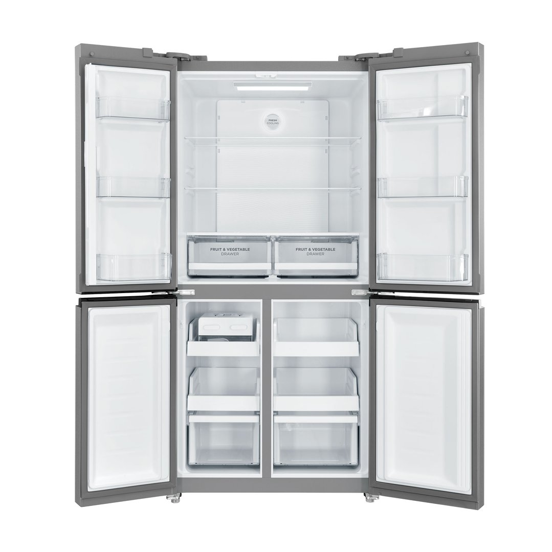 Westinghouse 496L Twist & Serve Icemaker French Door Fridge, Silver ...