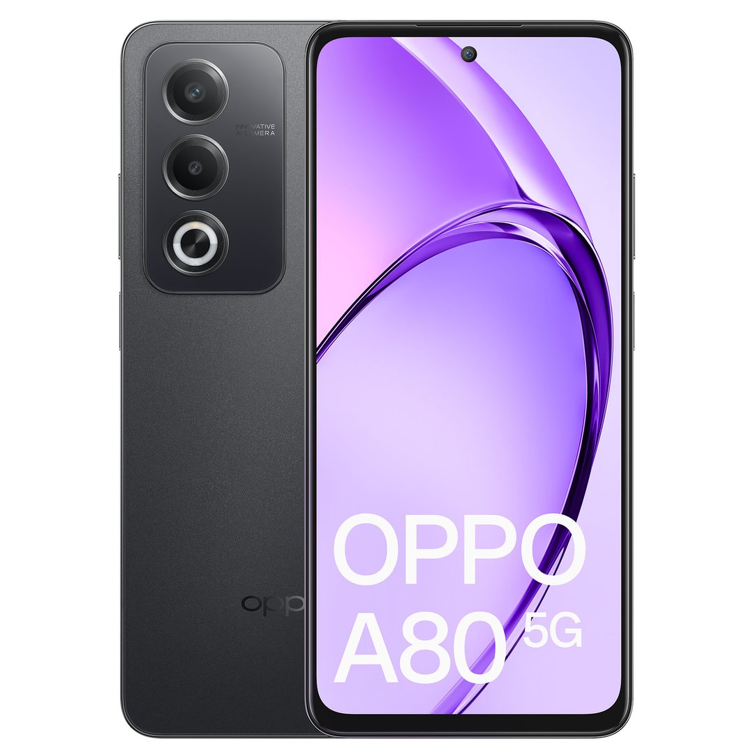 OPPO A80 5G 256GB Starry Black. CPH2639AUBLACK - Bing Lee - Bing Lee